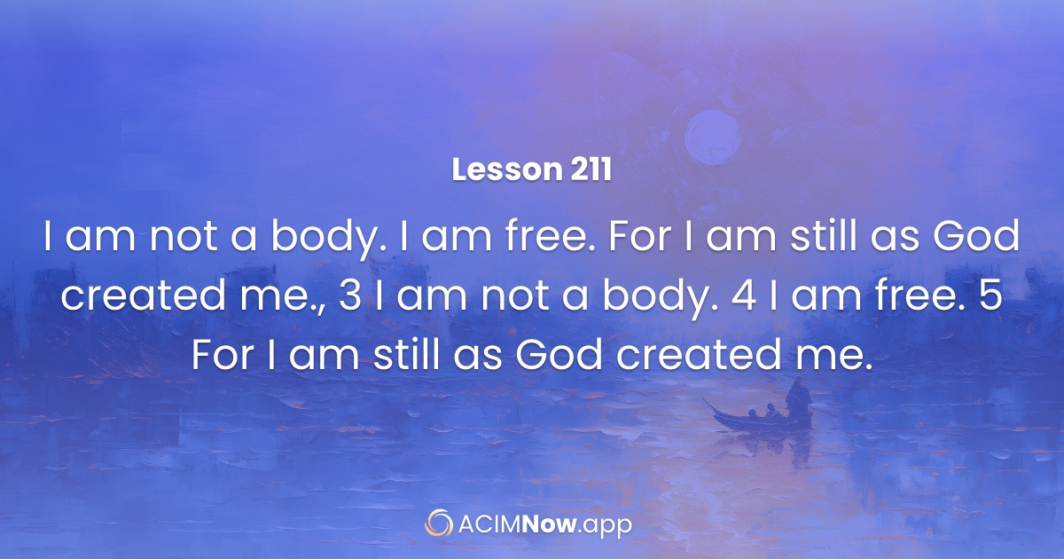 ACIM Review Lesson(s): 191